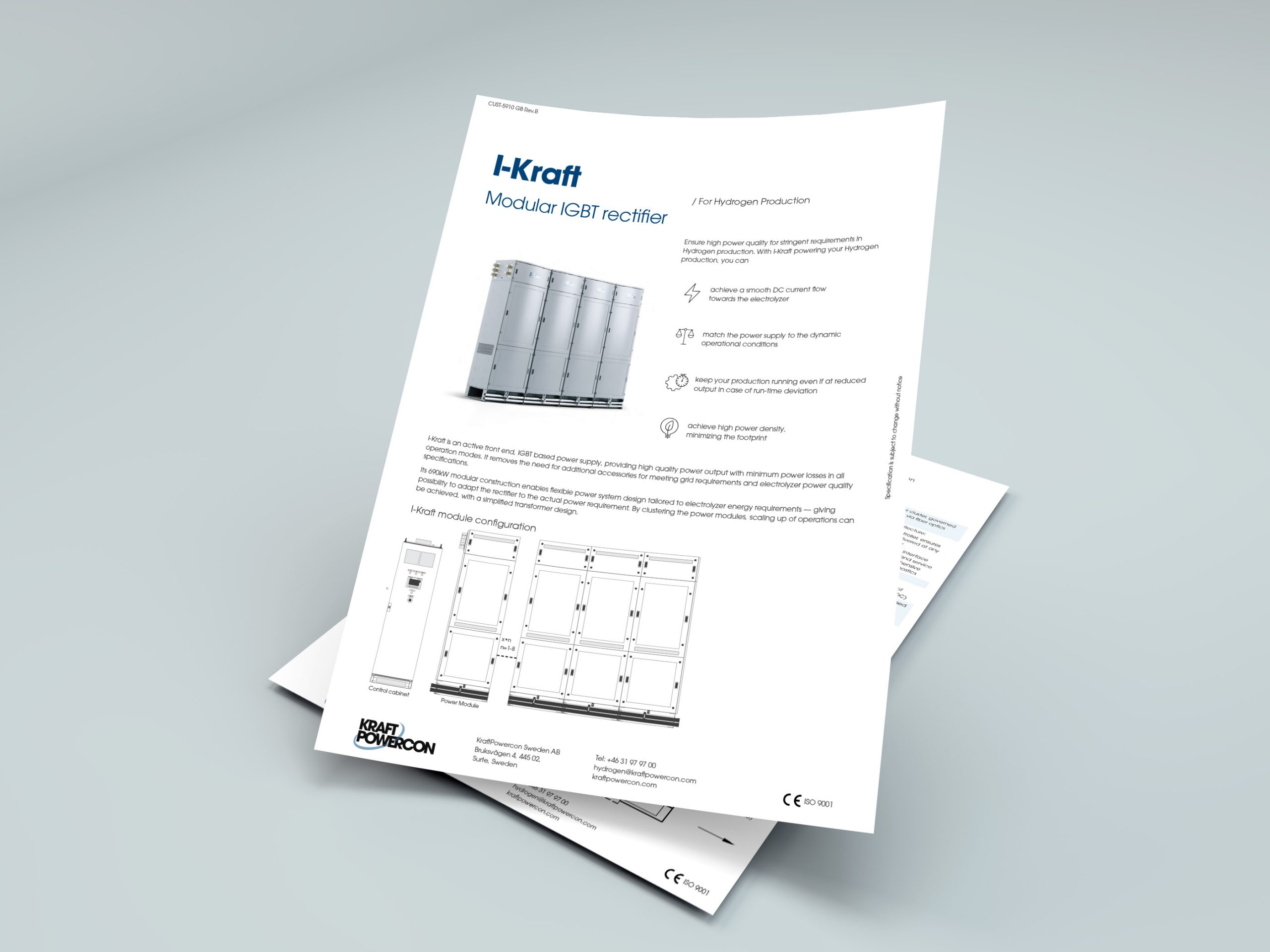 Modular IGBT rectifier 690KW/module