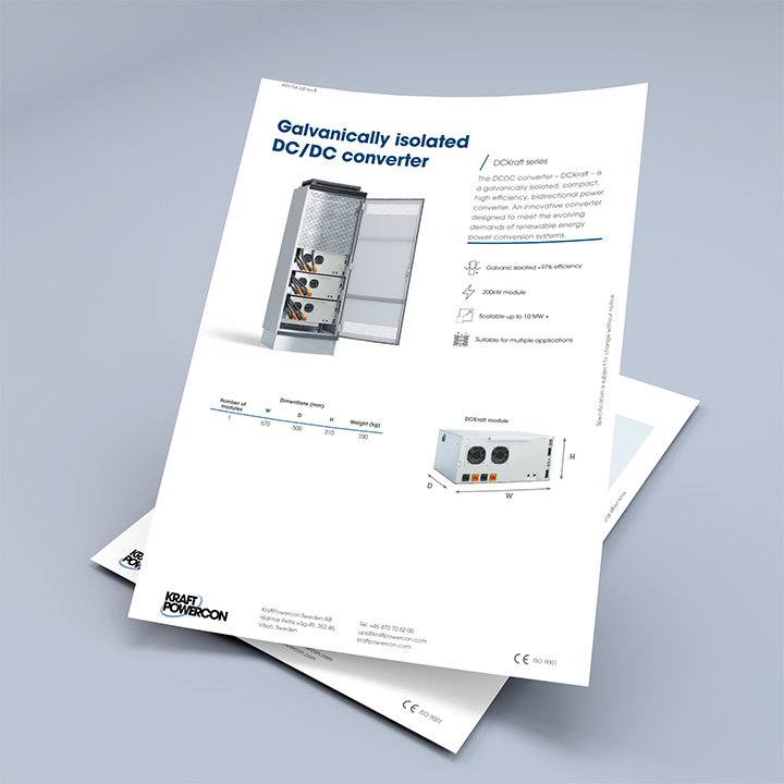 Isolated (200kW - 10MW) DC/DC converter